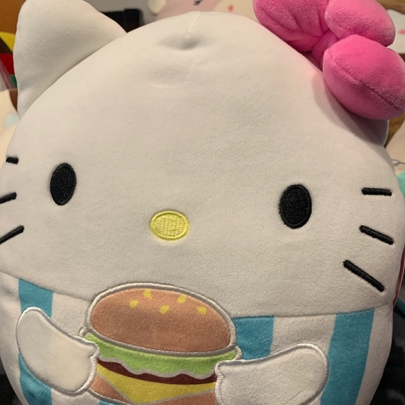 Squishmallows | Toys | Hello Kitty With Burger Squishmallow Inch | Poshmark